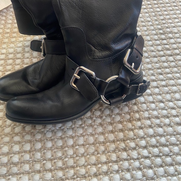 Miu Miu | Shoes | Prada Miu Miu Motorcycle Biker Removable Harness ...